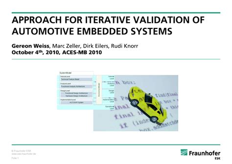 PDF APPROACH FOR ITERATIVE VALIDATION OF APPROACH FOR ITERATIVE VALIDATION OF AUTOMOTIVE