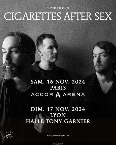 Cigarettes After Sex En Concert à Laccor Arena De Paris En Novembre 2024