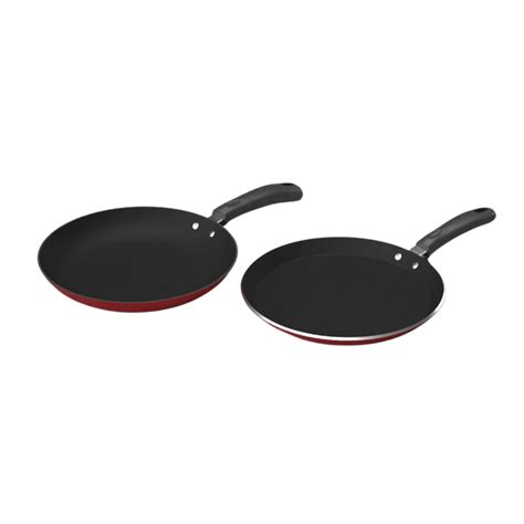 Shop Impex Nonstick Cookware 2 Pc Set Red At An Offer Price
