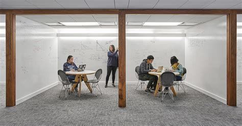 Brutalist Library In Chicago Gets Interior Update By Woodhouse Tinucci