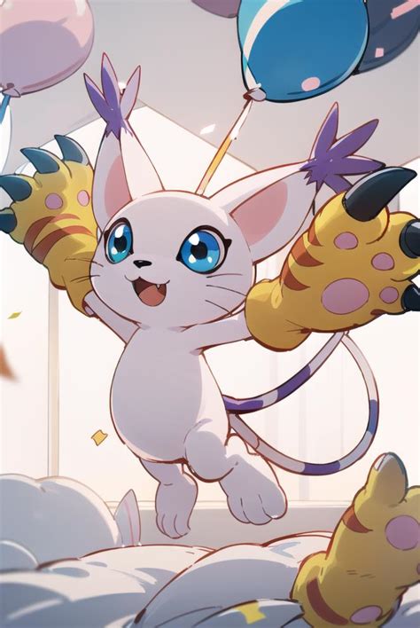 Gatomon Digimon ｜ai Art Lora Model Pixai