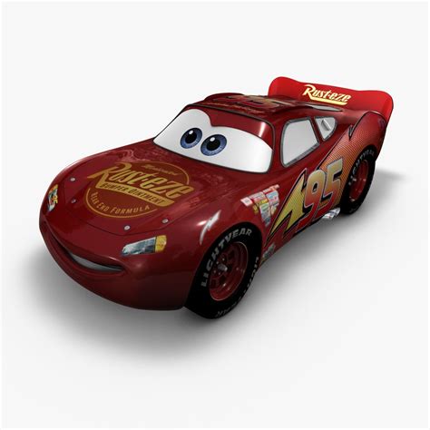 Pictures Of Lightning Mcqueen Cars 3d Model