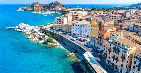 Corfu Paleokastritsa Strand En Oude Stad Bus Excursie Aan Wal
