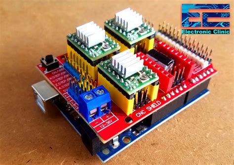 Arduino Cnc Shield V30 And A4988 Hybrid Stepper Motor Driver Joystick