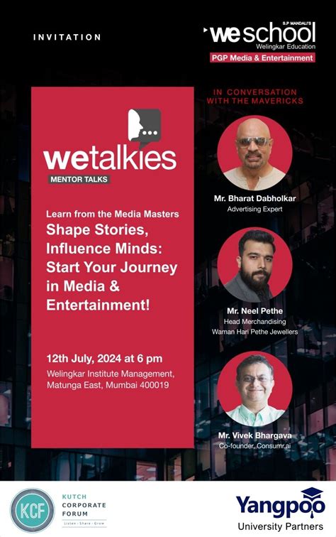 Kcf On Linkedin We School Invites Kcf Members For Their Upcoming