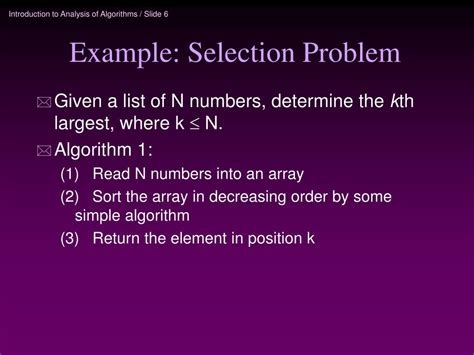 Ppt Introduction To Analysis Of Algorithms Powerpoint Presentation