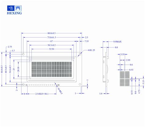 16x4 Character LCD Display 16 Pins 3 3V 5V Power Supply