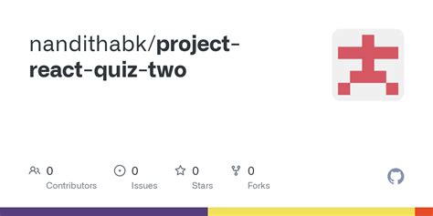 Github Nandithabkproject React Quiz Two