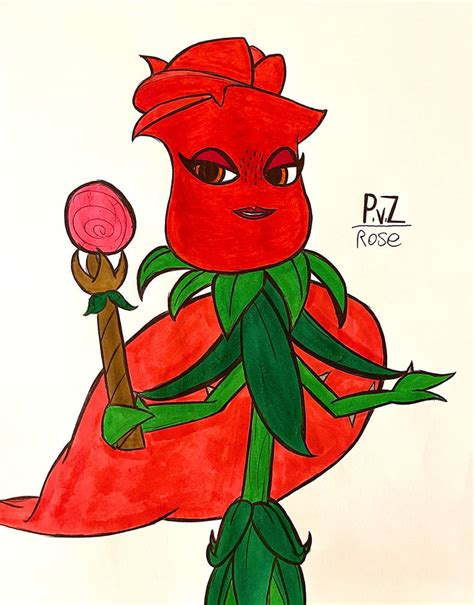Pvz Bfn Rose By Mightyarbokking On Deviantart