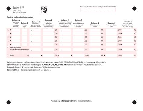 Schedule Ct Ab Download Printable Pdf Or Fill Online Alternative Base Calculation 2022