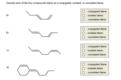 Solved Classify Each Of The Four Compounds Below As A