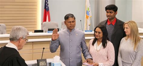 Johns Creek Council Members Erramilli And Tunki Take Oath Of Office On Bhagavad Gita Nri Pulse