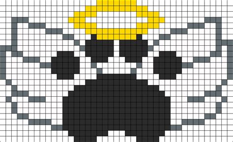 Fuse Bead Pattern Paw Print