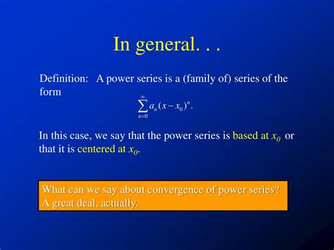 PPT Power Series PowerPoint Presentation Free Download ID 2258695