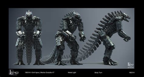 Jared Krichevskys Mechagodzilla Concept Art R Monsterverse