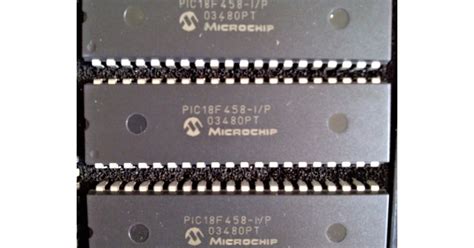 pic18f458 i p microcontroler microchip 8bit flash mcu can dip40