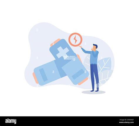 Sustainability Illustration Sustainable Battery Technology Green
