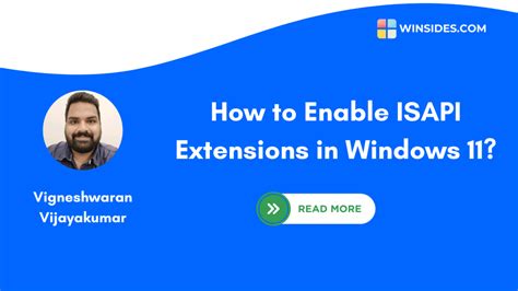 quick way to enable url authorization of iis on windows 11