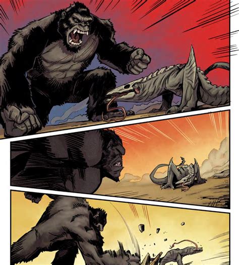 Kong Vs A Skull Crawler In The Kentaro Hiroshi And Kong Story From