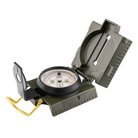 Mil Tec Us Metal Prismatic Compass With Illumination Olive Buy