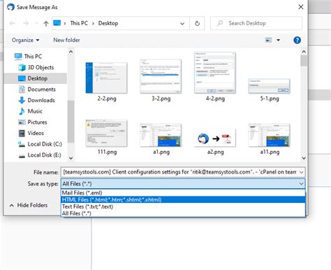 How To Convert Thunderbird Emails To Html With Attachments
