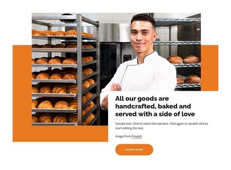 The Traditional Bakery Html Code Example By Nicepage