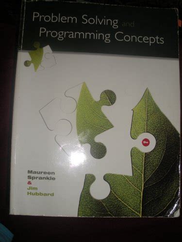 Problem Solving And Programming Concepts 9th Edition De Sprankle