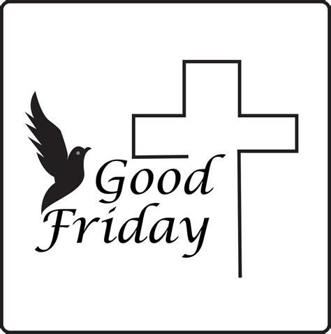 Background Good Friday Glowing Black Good Friday Cross Background