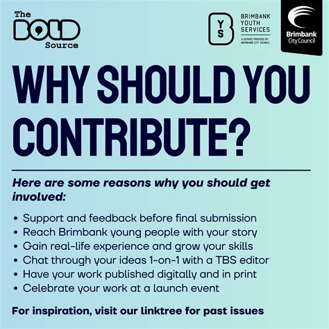SUBMISSION CALL OUT For The Bold Source Issue Brimbank Youth Services
