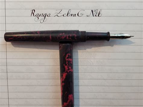 Installed A Zebra G Nib Onto My Ranga After I Sprung The Tines On My Non Flex Nib By Trying To