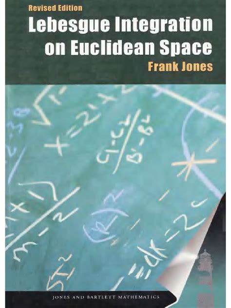lebesgue integration on euclidean space by jones frank pdf