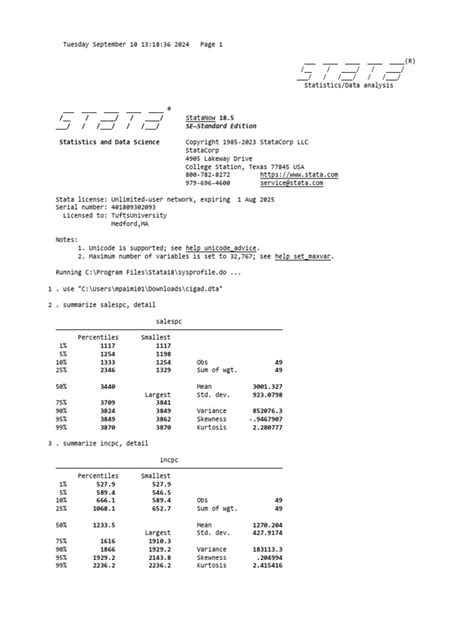 Stata Sheet Problem Set 1 Pdf
