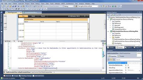 Scheduleview Part 5 Creating A Custom Resource Filter Silverlight And Wpf Youtube
