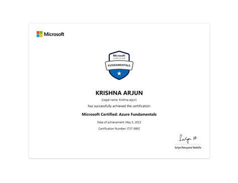 Krishna Arjun On Linkedin Microsoftazure Az900 Azurecloud Microsoftcertified Azure…