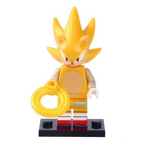 Lego Compatible Sonic The Hedgehog Super Sonic Custom Printed