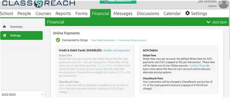 Stripe Payment Processor Initial Setup