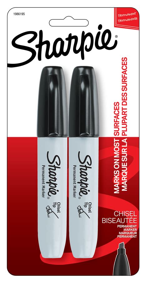 Sharpie Chisel Tip Perm Marker Twin Pack