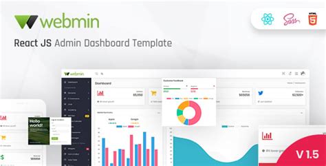 React Js Dashboard Website Templates Themeforest