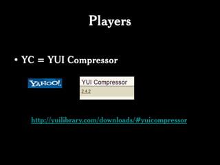 Closure Compiler Vs YUICompressor PDF Web Development Internet
