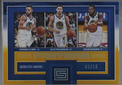 2017-18 Panini Status - Factions Stephen Curry, Kevin Durant, Klay ...