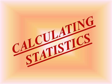 Statistics Teaching Resources