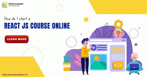 how do i start a react js course online by desun academy may 2024
