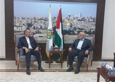 دیدار اسماعیل هنیه و امیرعبداللهیان در قطر فیلم