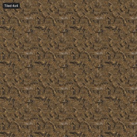 Rectangular Granite Tile Texture Brown Poliigon