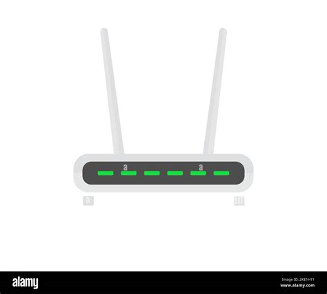 Wireless Wi Fi Router With Two Antennas Logo Design Internet Connection Business Concept
