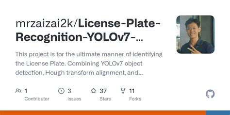 License Plate Recognition YOLOv And CNN Yolo V License Plate Detection Ipynb At Main