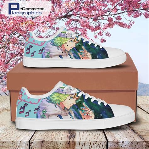 Johnny Joestar Jojos Bizarre Adventure Skate Shoes Plangraphics