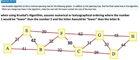 solved use kruskal s algorithm to find a minimal spanning