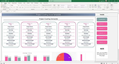 Job Costing Excel Template