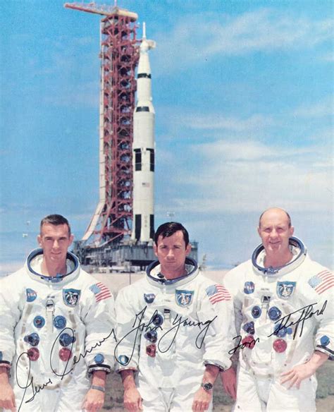 Apollo 10 Astronauts Gene Cernan John Young And Tom Stafford Nasa